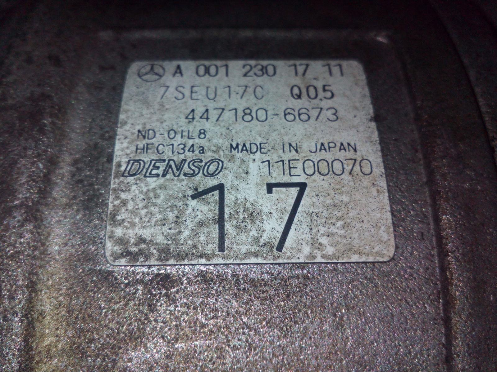 A/C Compressor Vito Mercedes 2004